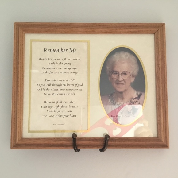 Accents | Remember Me Picture Frame | Poshmark